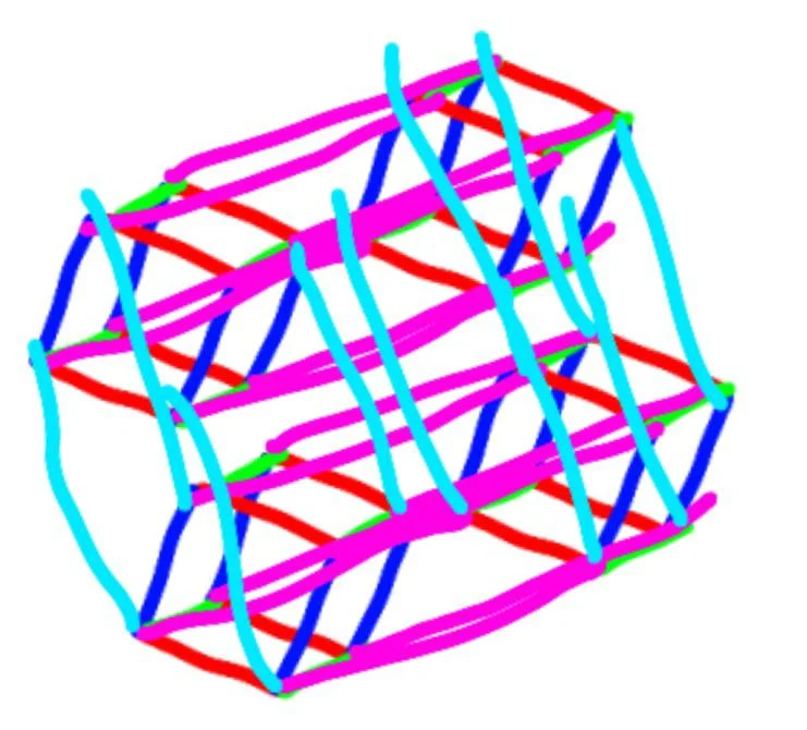 I drew a 3d representation of a 5d cube | Scrolller