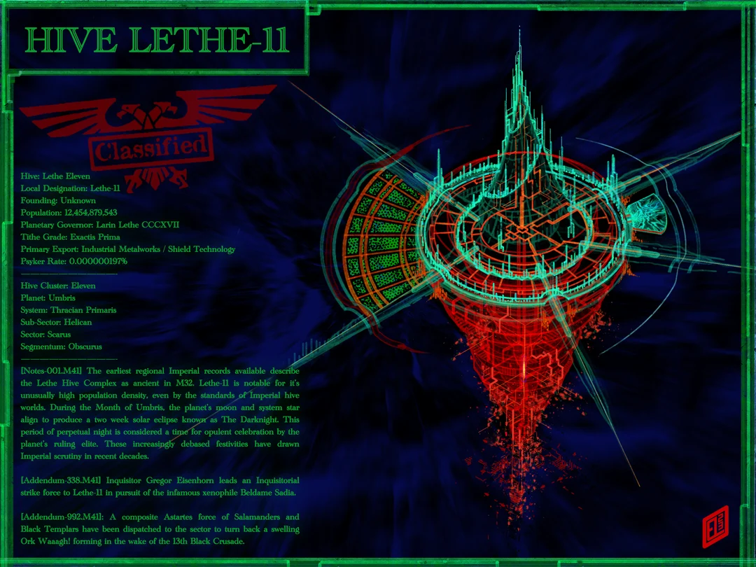 Hive Lethe-11 [OC by me]. | Scrolller