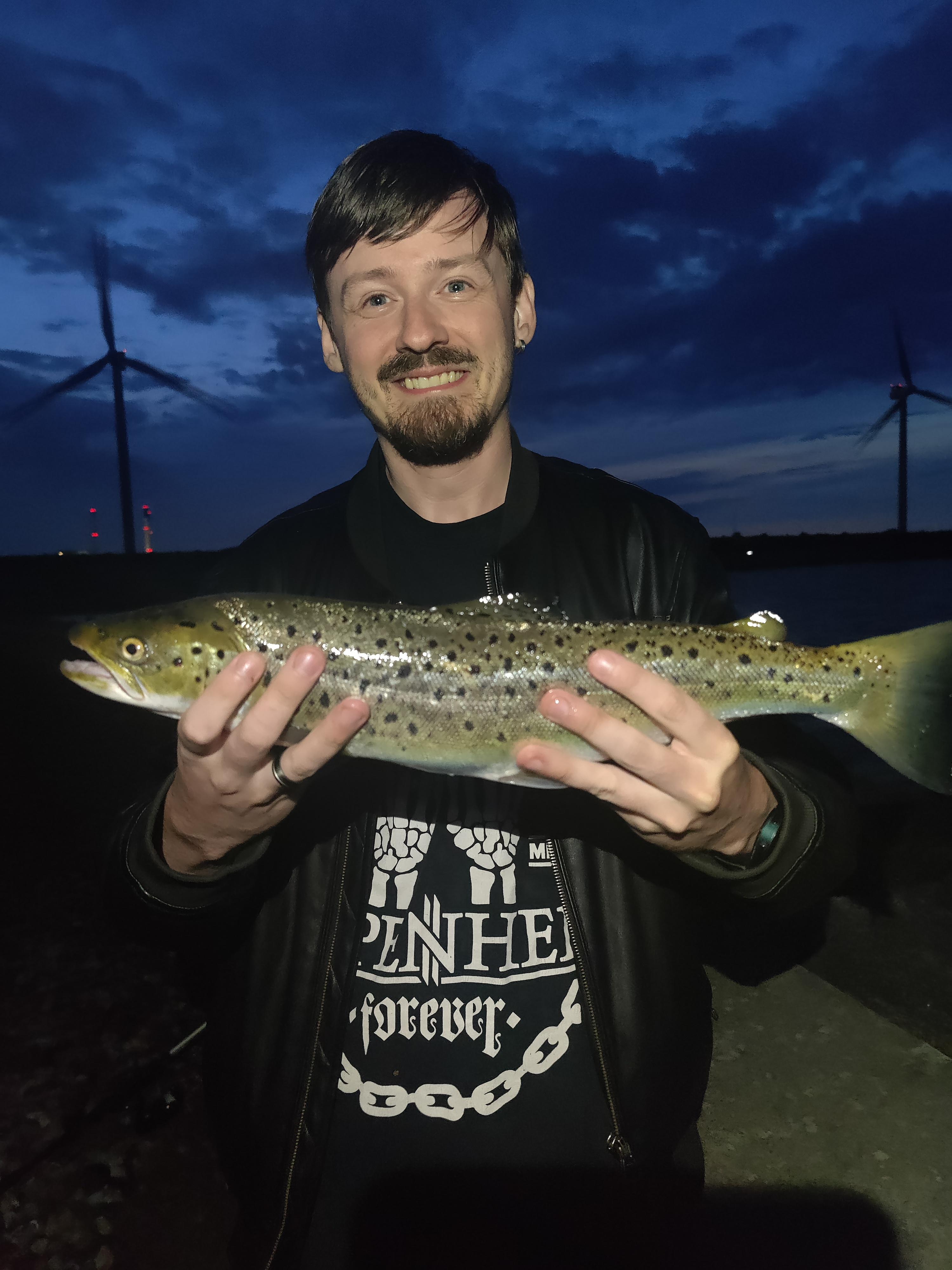 After a lot of lake fishing i finally caught my first Sea Trout from the ocean. | Scrolller