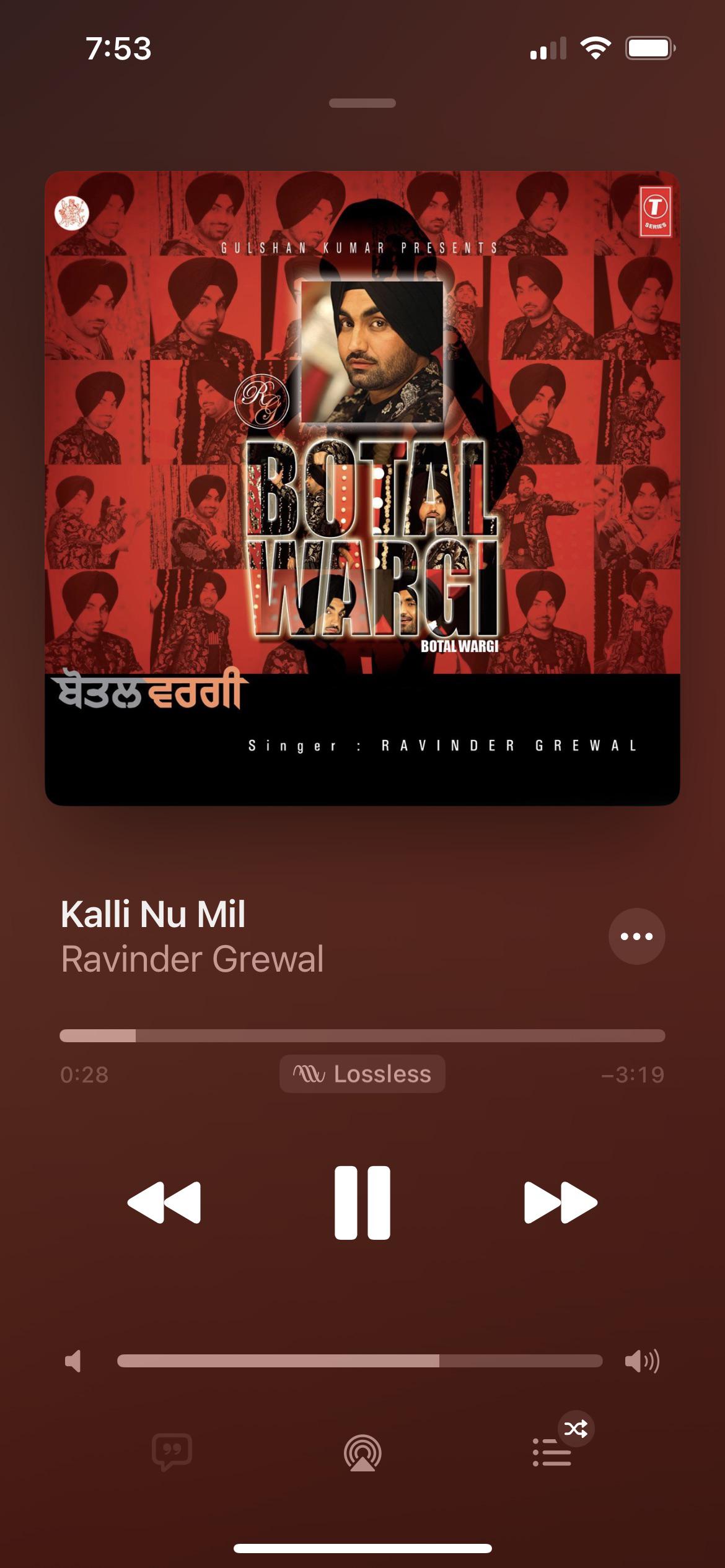 One of the most heard punjabi song for me!! ( this song is in my collection since 2009-2010 ...