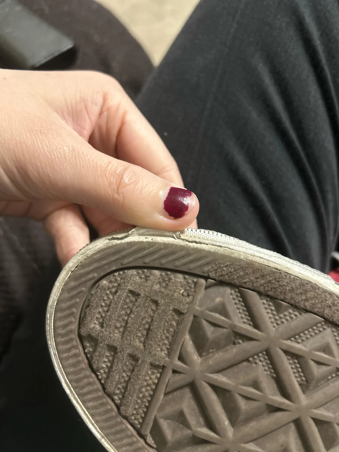 bought these converse only 2 weeks ago? | Scrolller