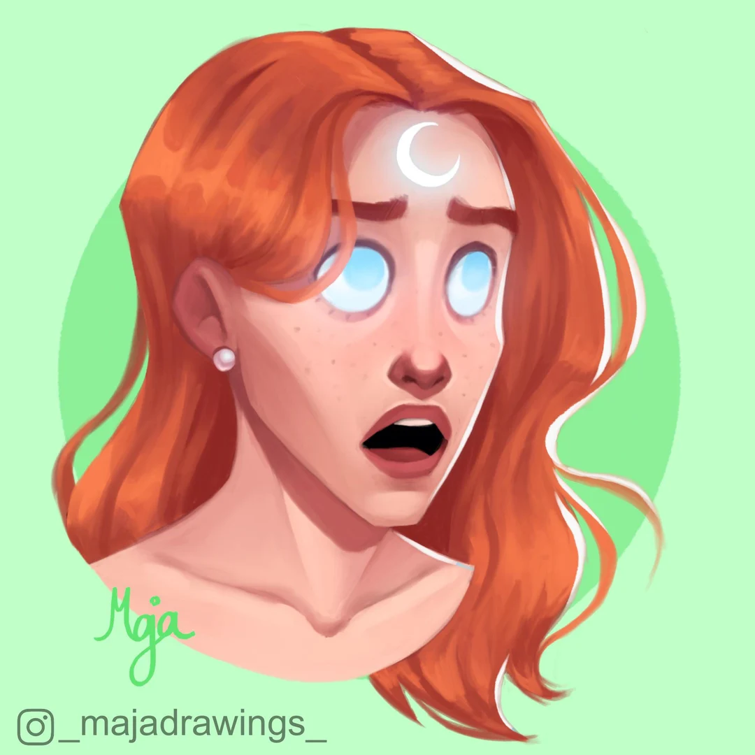 Redesign of an old character - me, procreate, 2022 | Scrolller