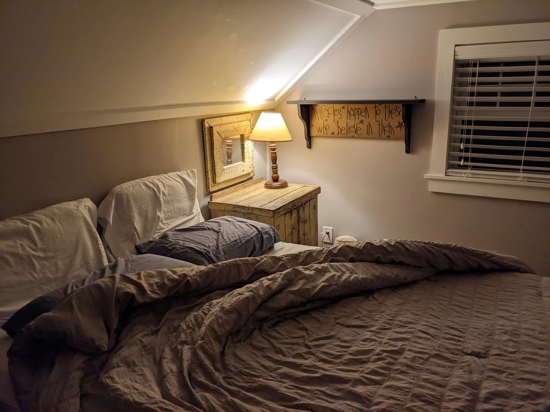 Bedroom in a 100 year old farmhouse | Scrolller