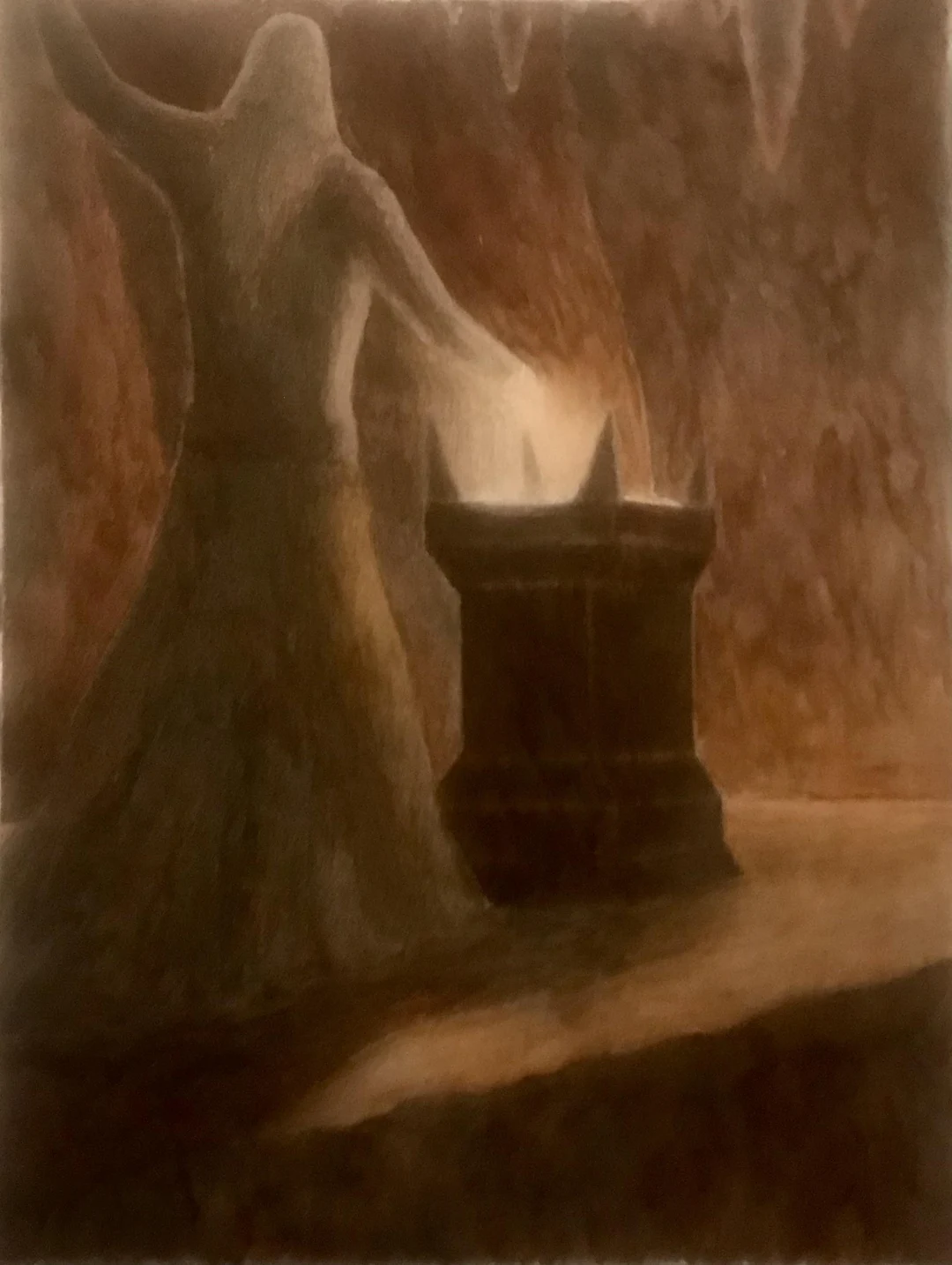 Feedback on this painting in progress, of Sauron forging the one ring, from the Lord of the ...