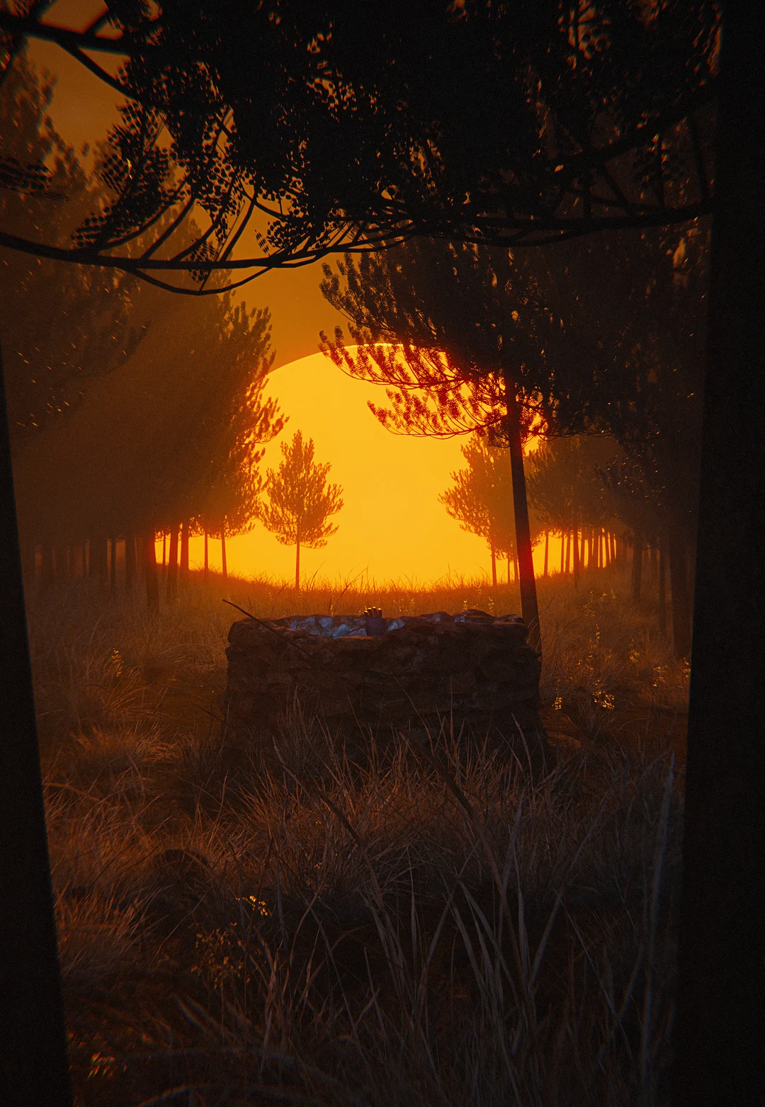 Wishing well, me, 3D Render, 2023 | Scrolller