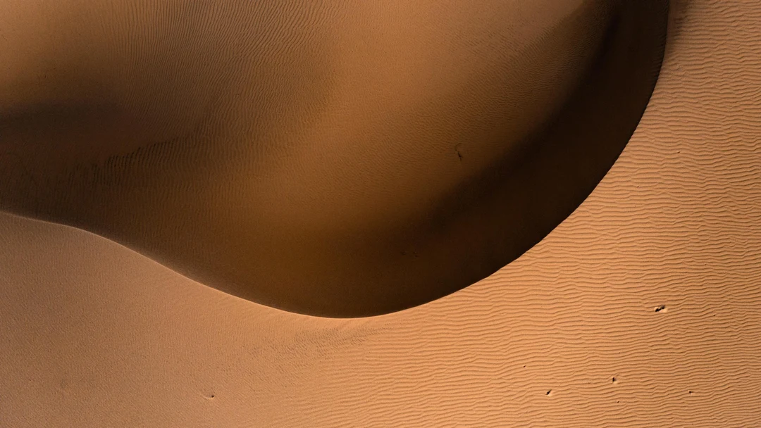 [1920x1080] Aerial Shot of the Desert Smooth Sand in Guadalupe, California, USA by Jeremy Bishop ...