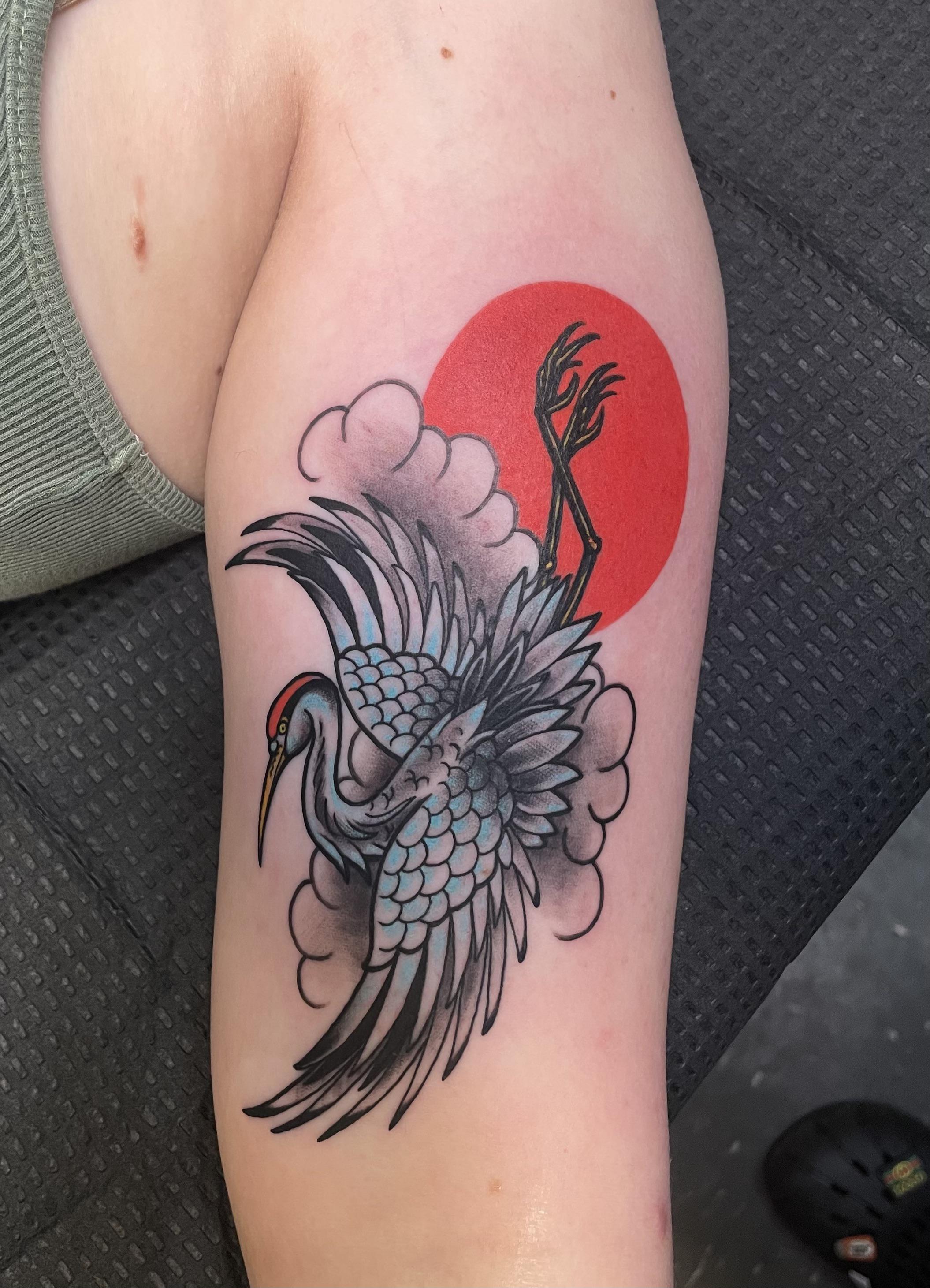 Japanese crane by Marcus Hardy. Dallas, Georgia | Scrolller