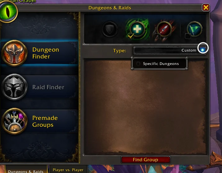 Can't queue using the Dungeon Finder | Scrolller