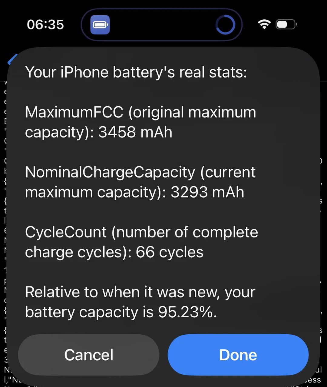 Does this mean my iphone came with "103%" out of the box? | Scrolller