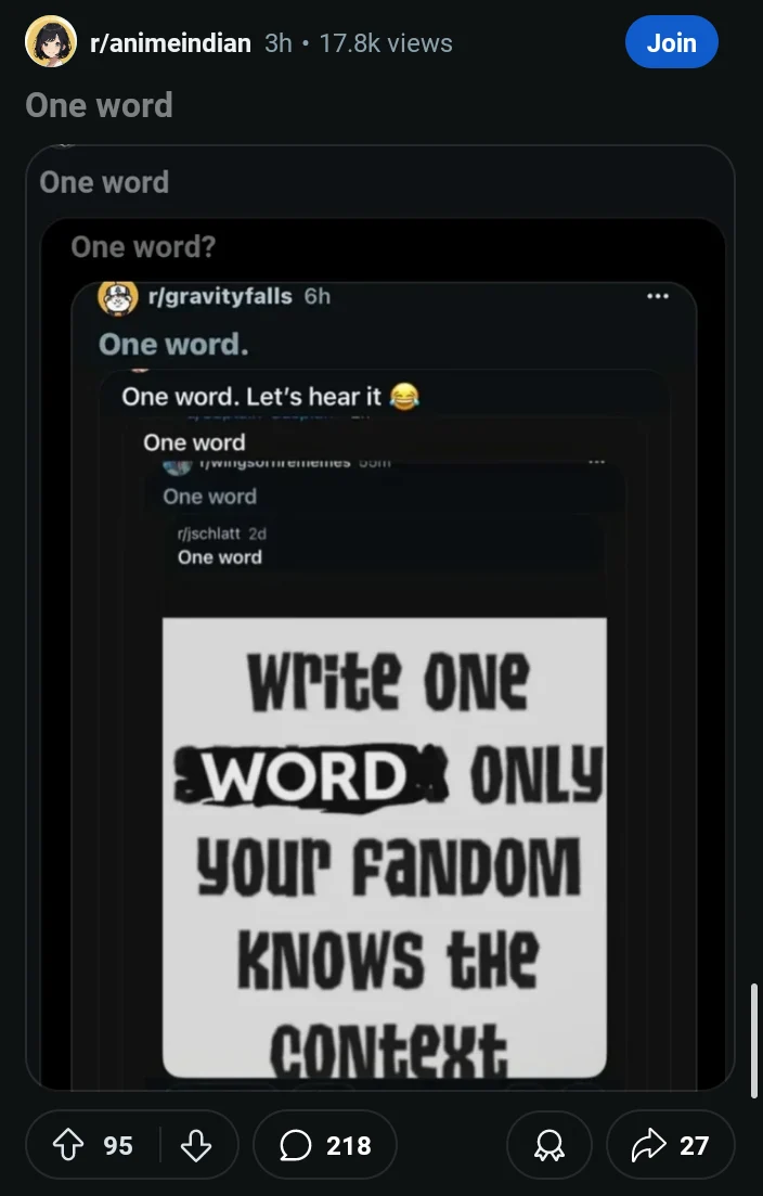 One word | Scrolller