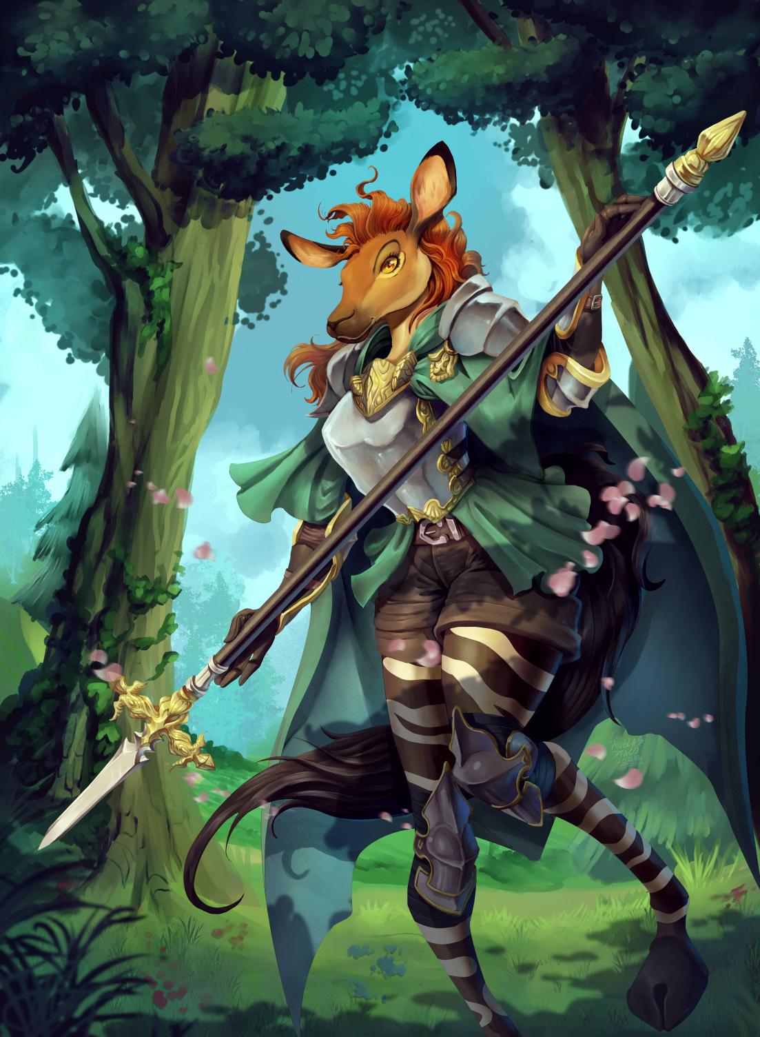 Okapi Lancer, Douglas Draco, Digital, 2025 | Scrolller