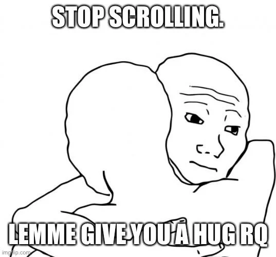 Free hugs guys | Scrolller