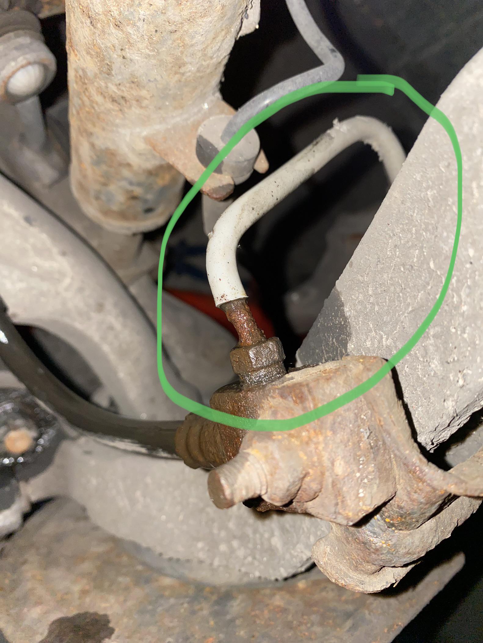 Brake lines on the 2002 FairLadyZ | Scrolller