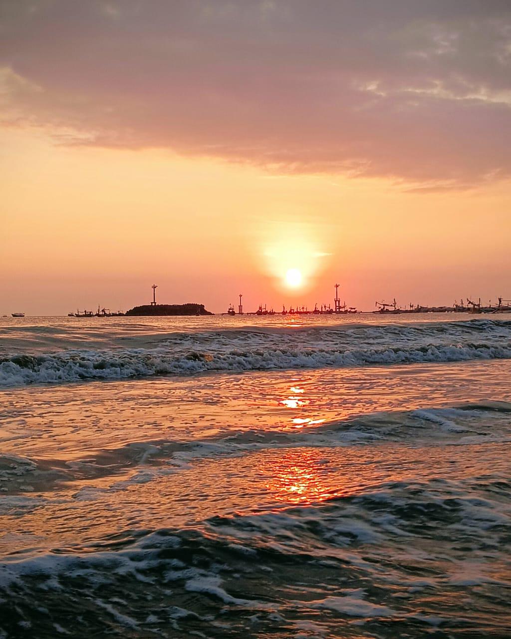 Sunset in Jimbaran Beach, Bali Island | Scrolller