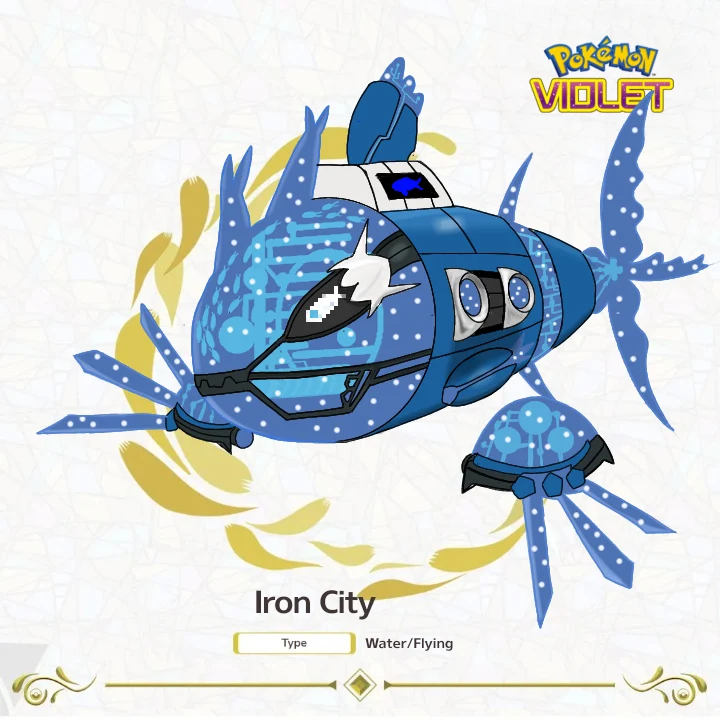 [OC] my fanmade future paradox Wishiwashi, which also is my favorite pokemon lol. | Scrolller