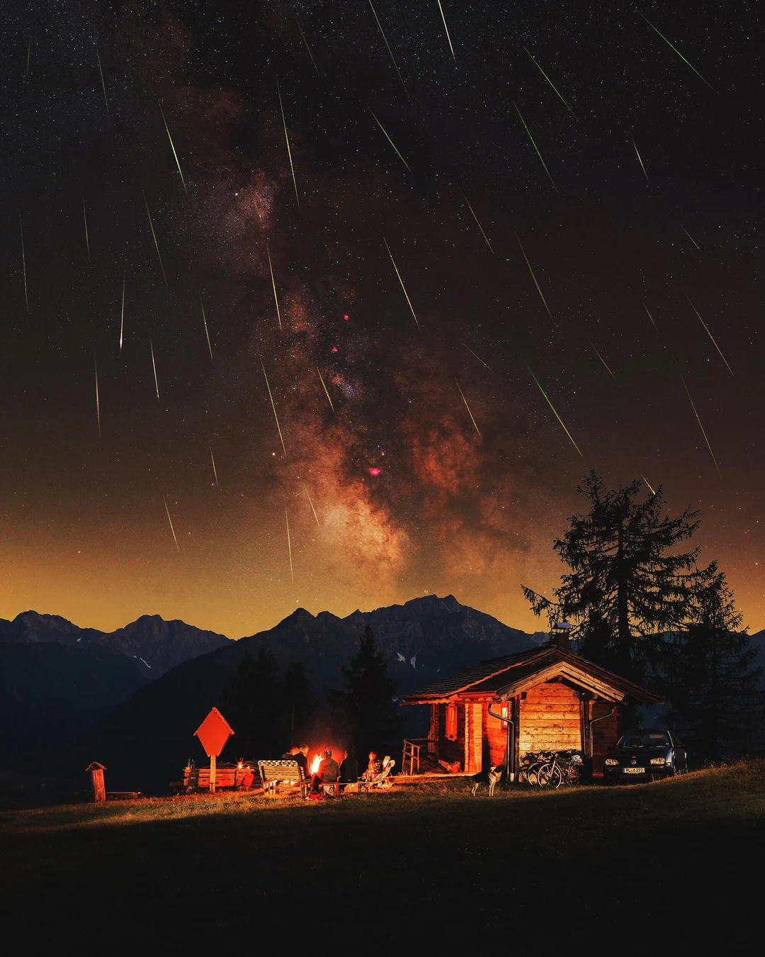 Perseid Meteor Shower at Austrian Alps | Scrolller