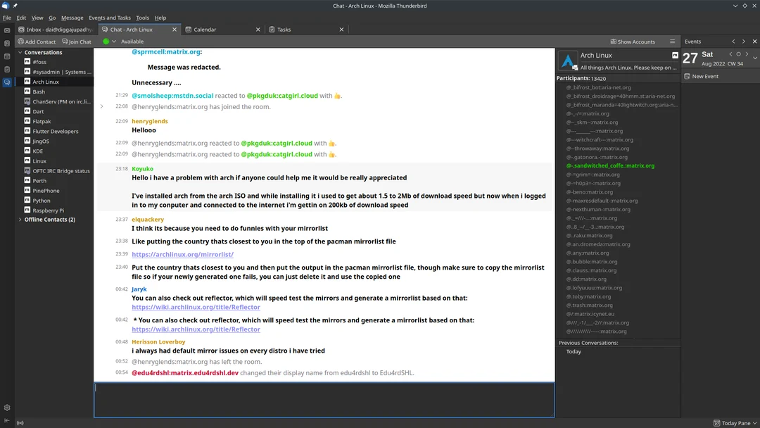 started using thunderbird since v45 and now we're here.. what an amazing piece of software ...