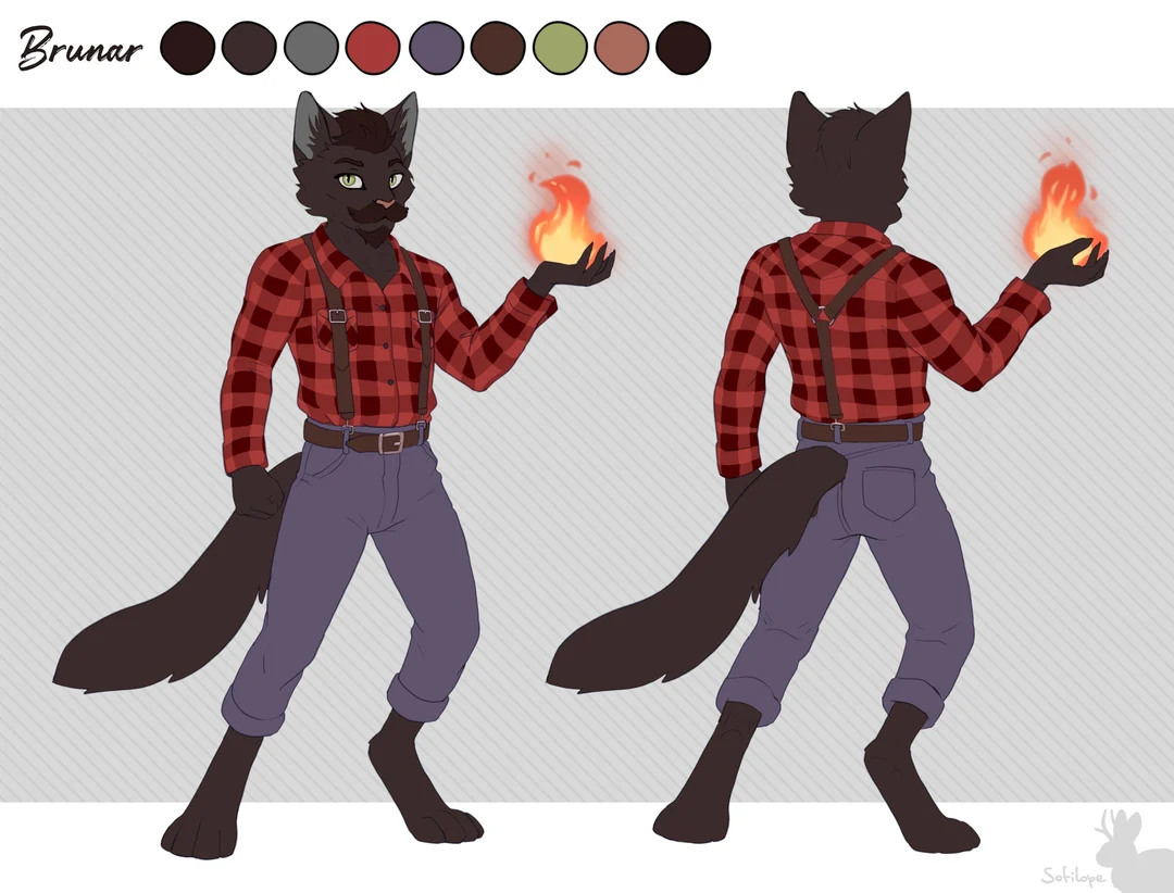 Brunar ref sheet 🐰 | Scrolller