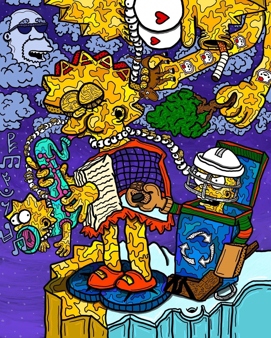 LISA SIMPSON 🎷🏒♻️🌳🚬 | Scrolller