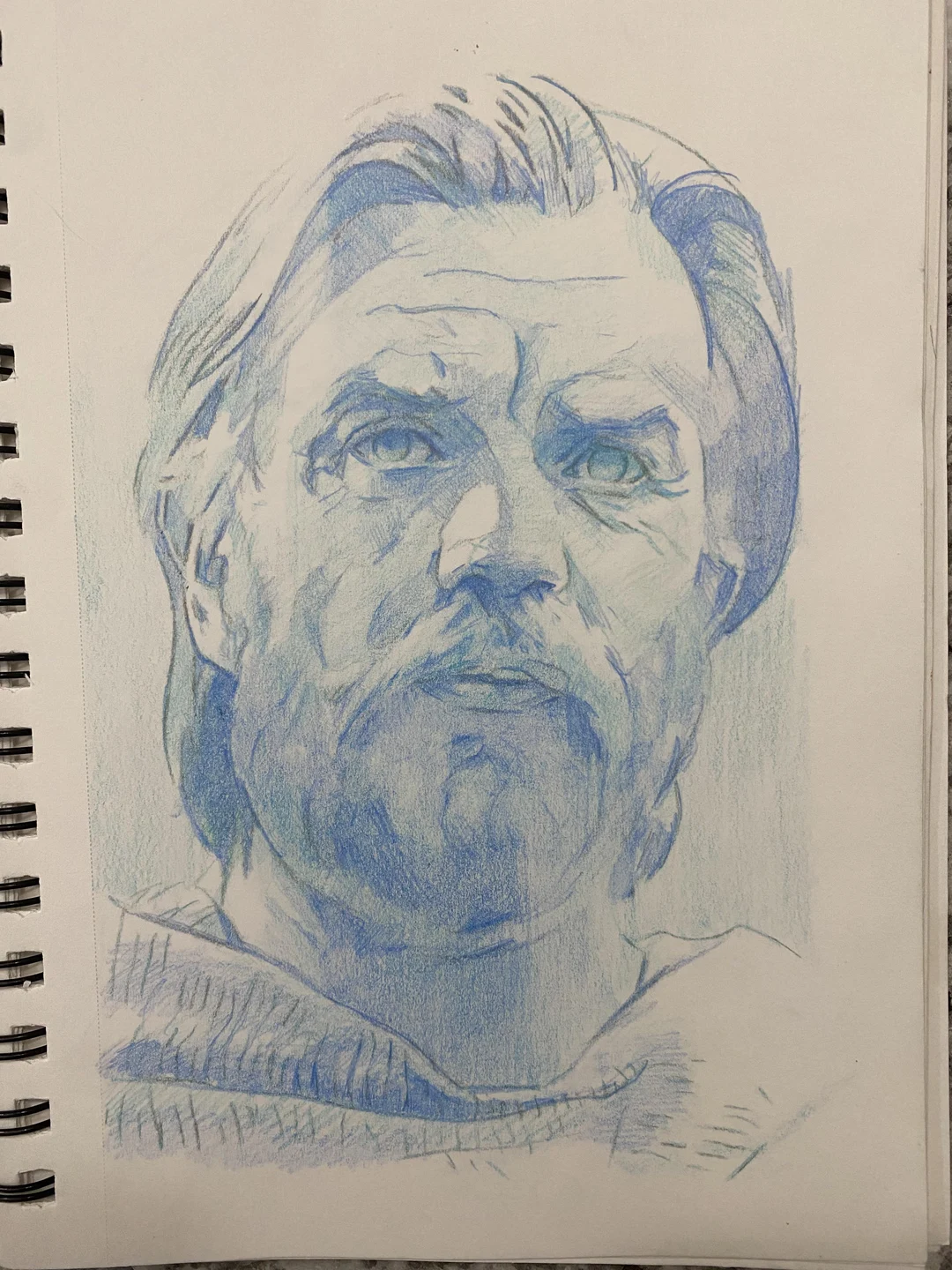 Colored pencil sketch of Obi-wan | Scrolller