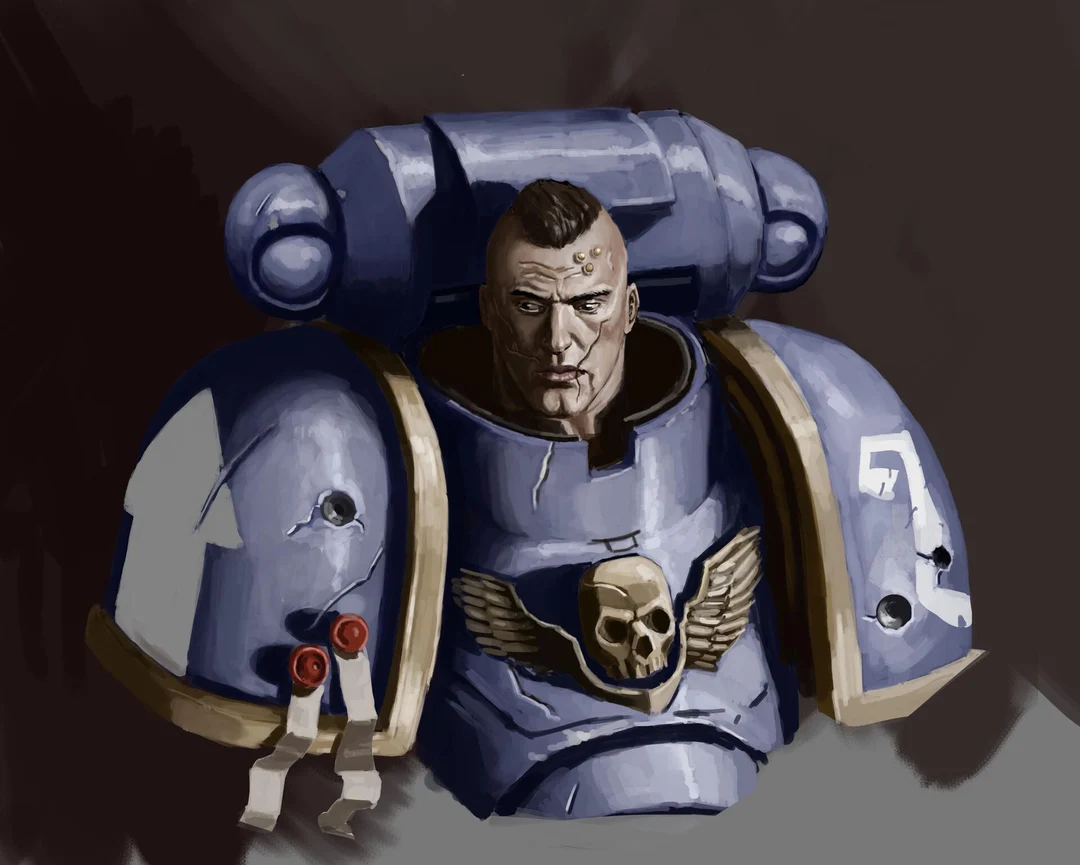Discover more like ImaginaryWarhammer: Warhammer 40K- Space Marine Portrait by Jacobo Emiliano ...