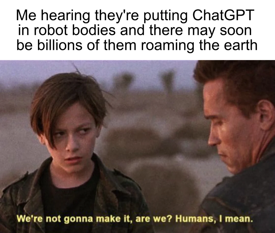 Hasta la vista humanity | Scrolller