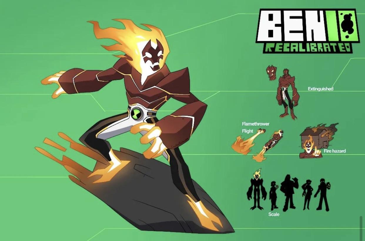 Which Fan Design of Heatblast is your Favorite? | Scrolller