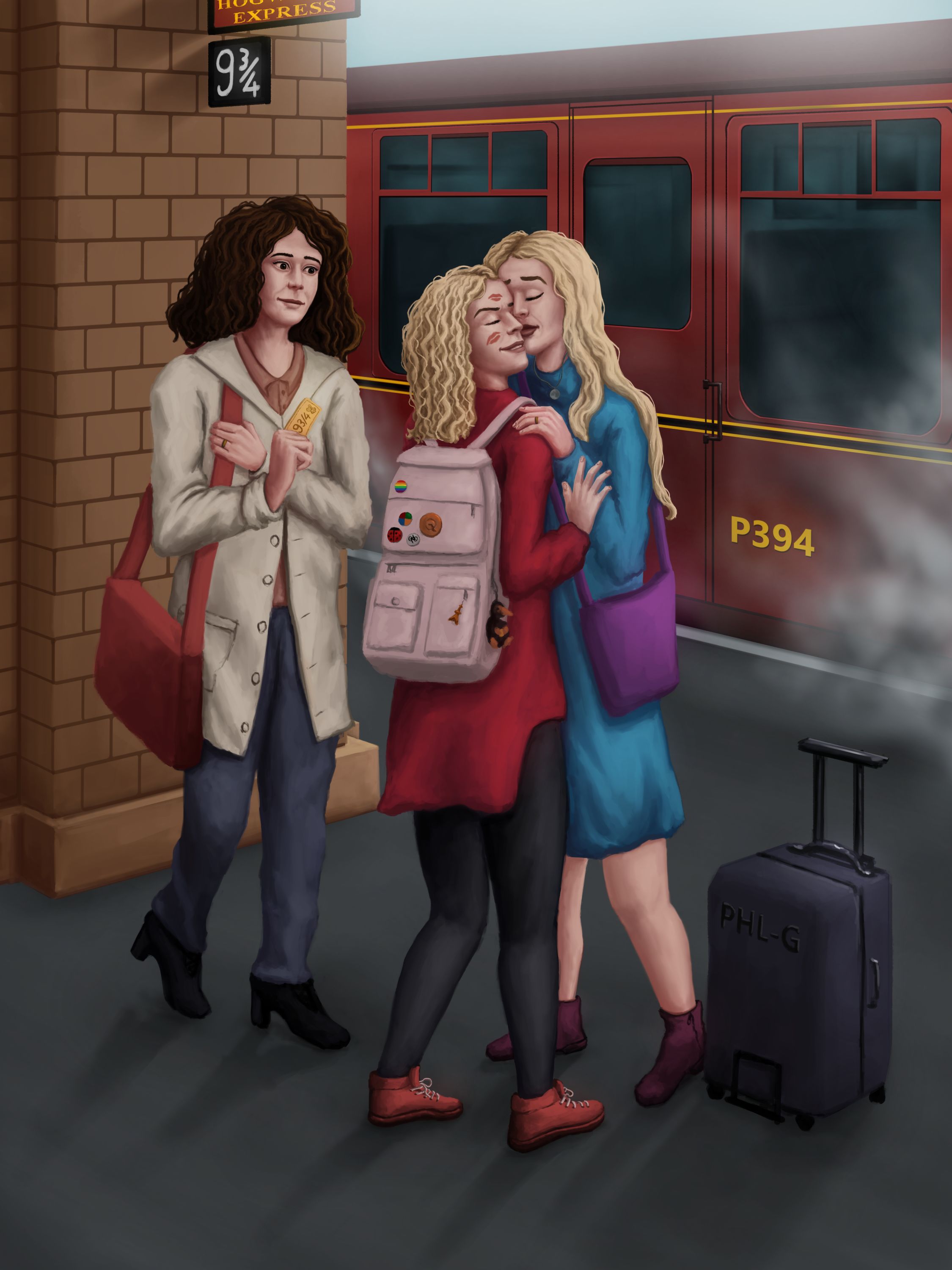 Luna and Hermione sending their daughter to Hogwarts | Scrolller