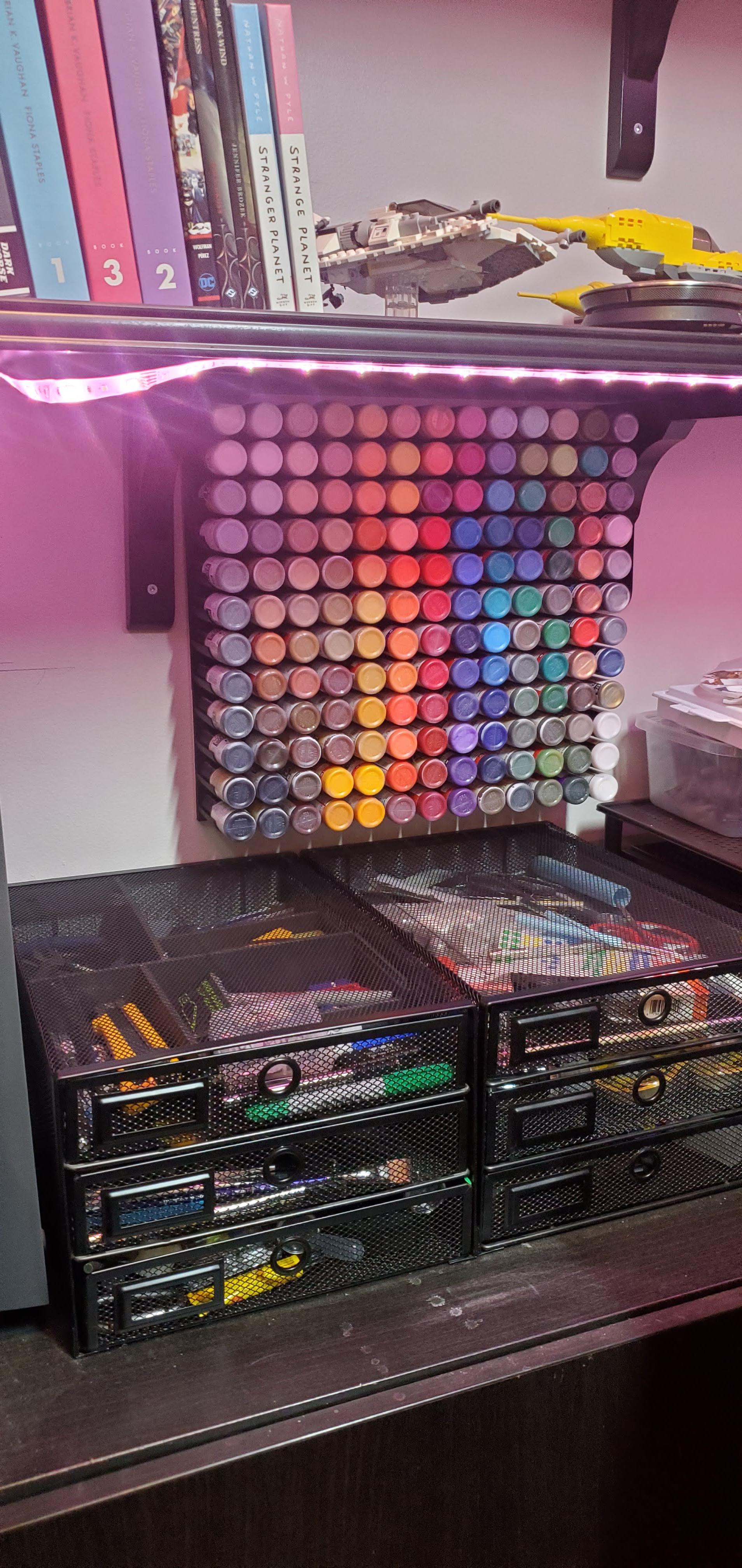 Discover more like Functionalprint: Wall mounted paint rack for hobby paint and Related Content ...