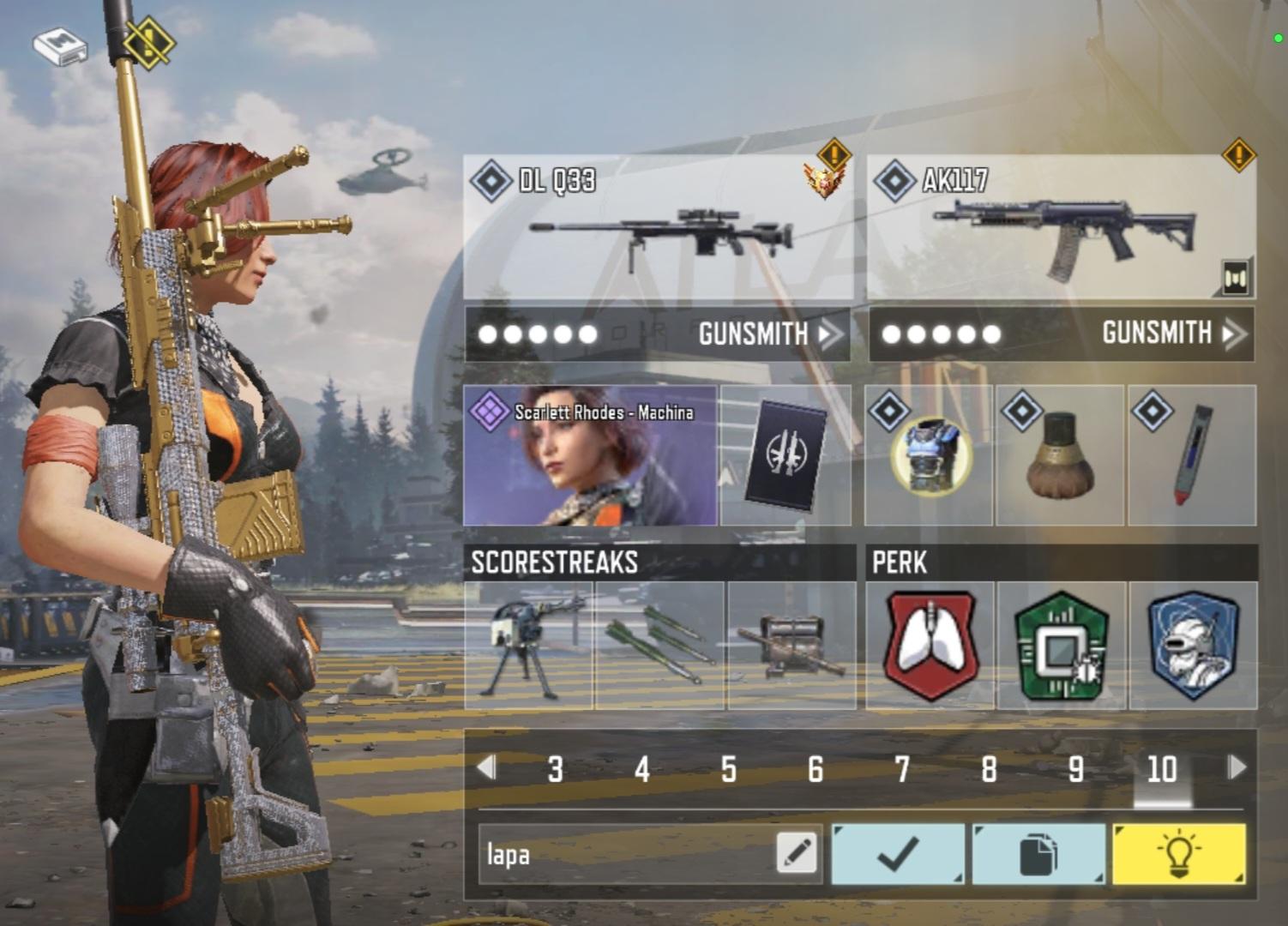 Rate my loadout... would you use loadout 1 or 2 | Scrolller