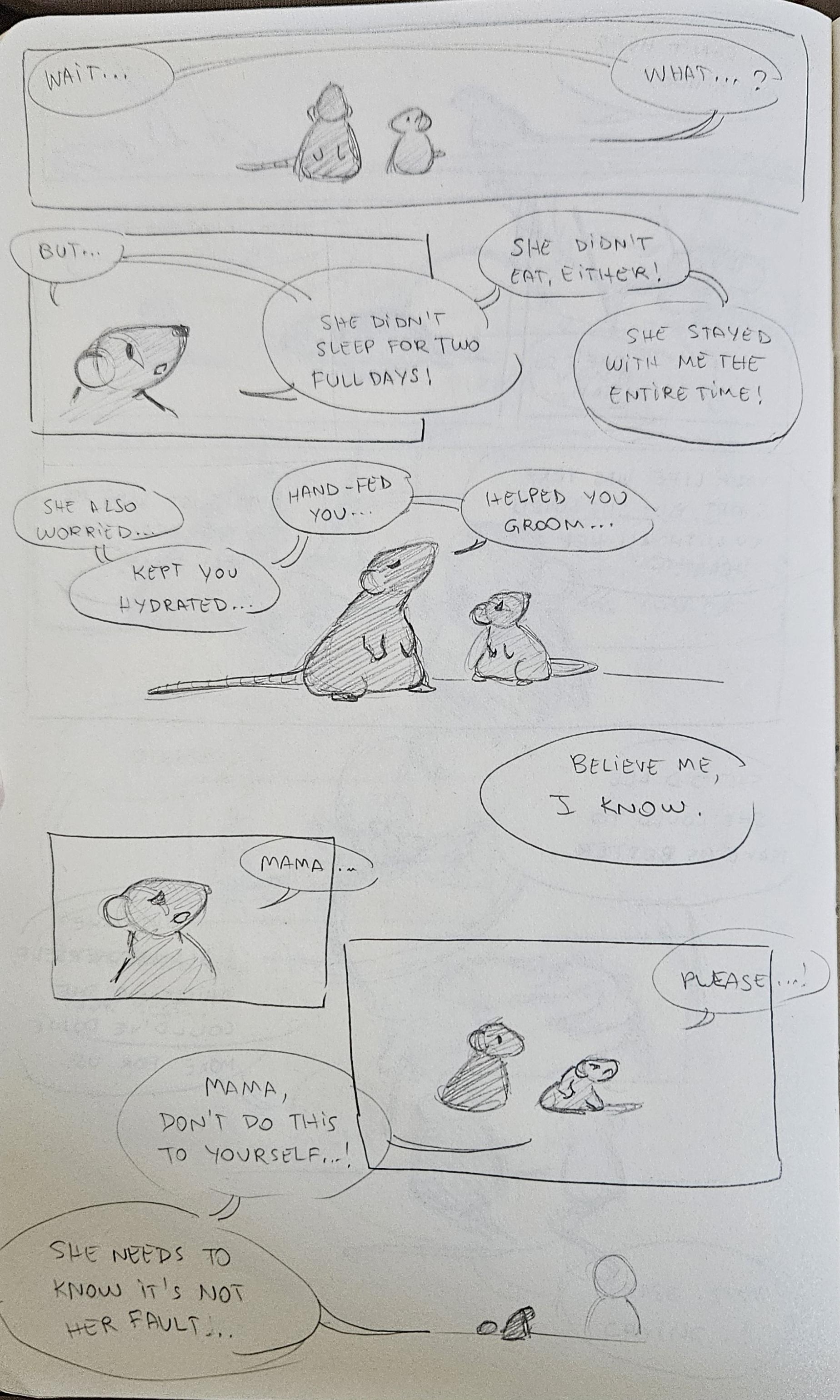 Another comic that I made back then to help me cope | Scrolller