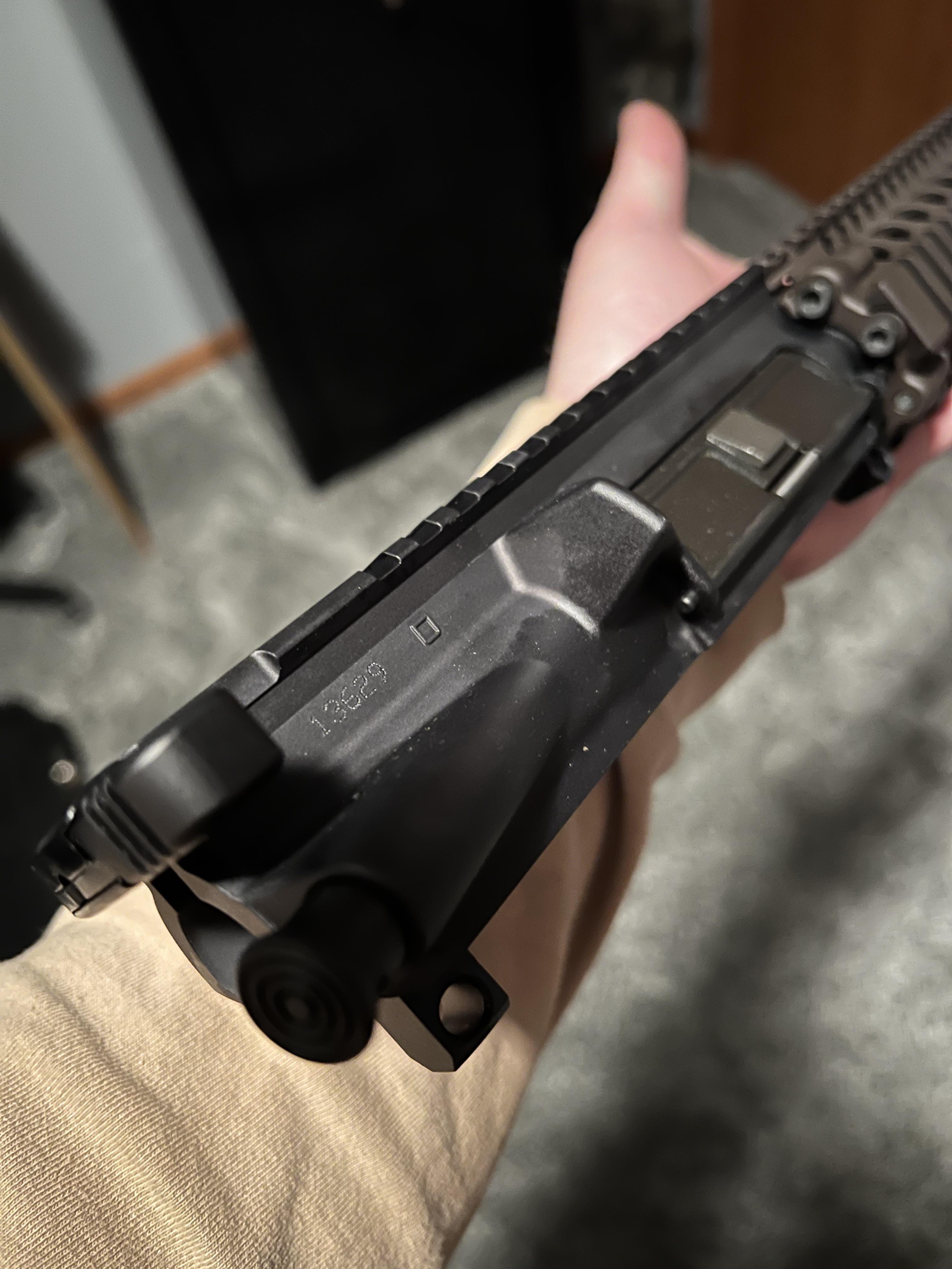 My Mk18 upper using a Colt receiver came in today and I physically cannot get it to match up ...