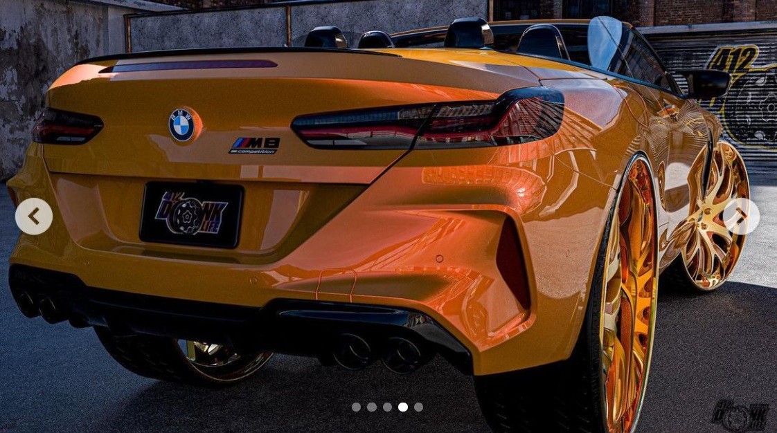 BMW M8 Competition in donk style | Scrolller