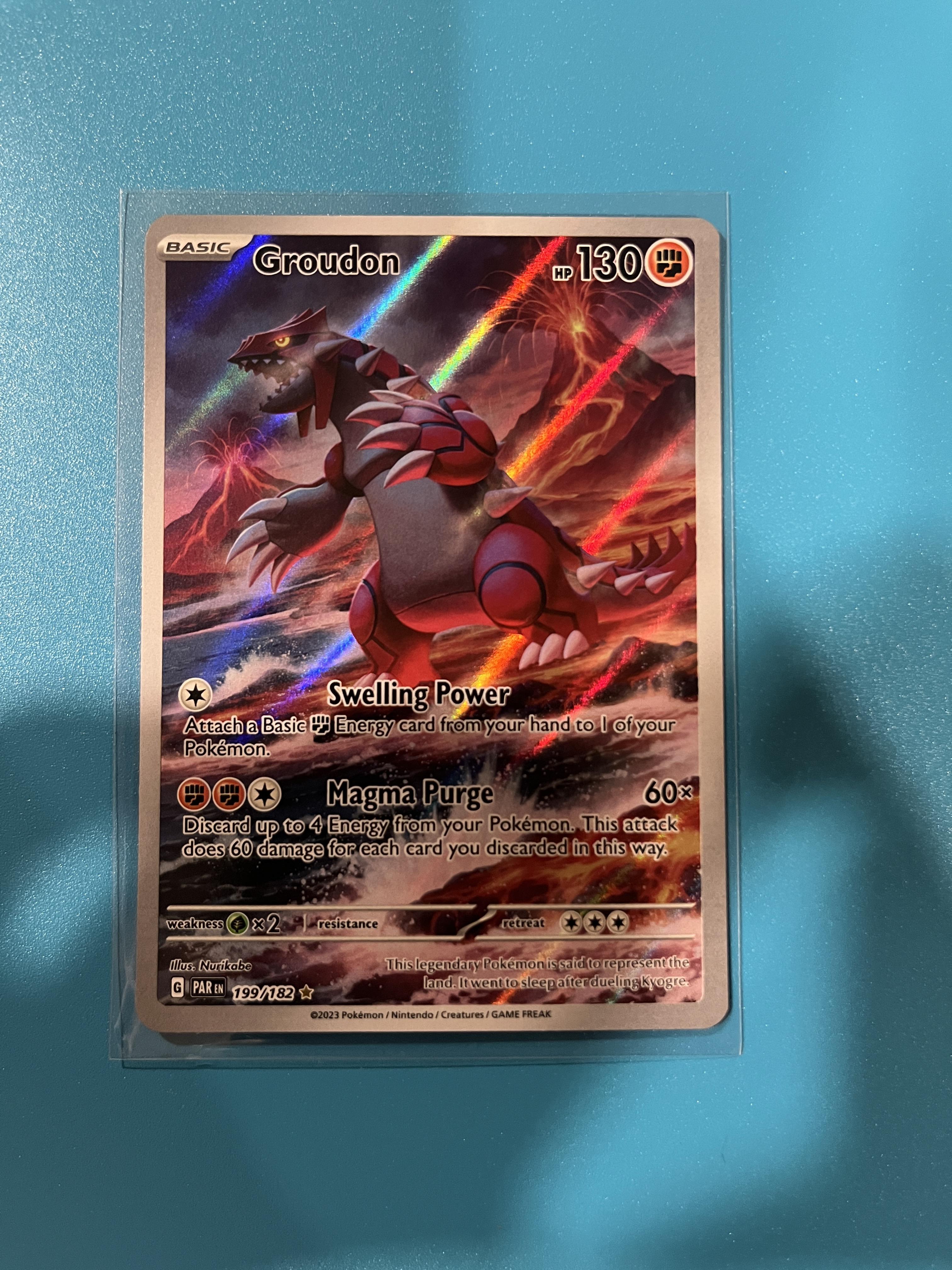 Worth grading? Beautiful groudon, bad centering | Scrolller
