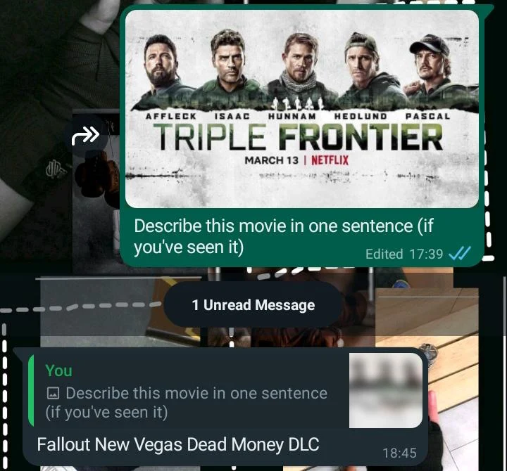 Dead money is basically Triple Frontier | Scrolller