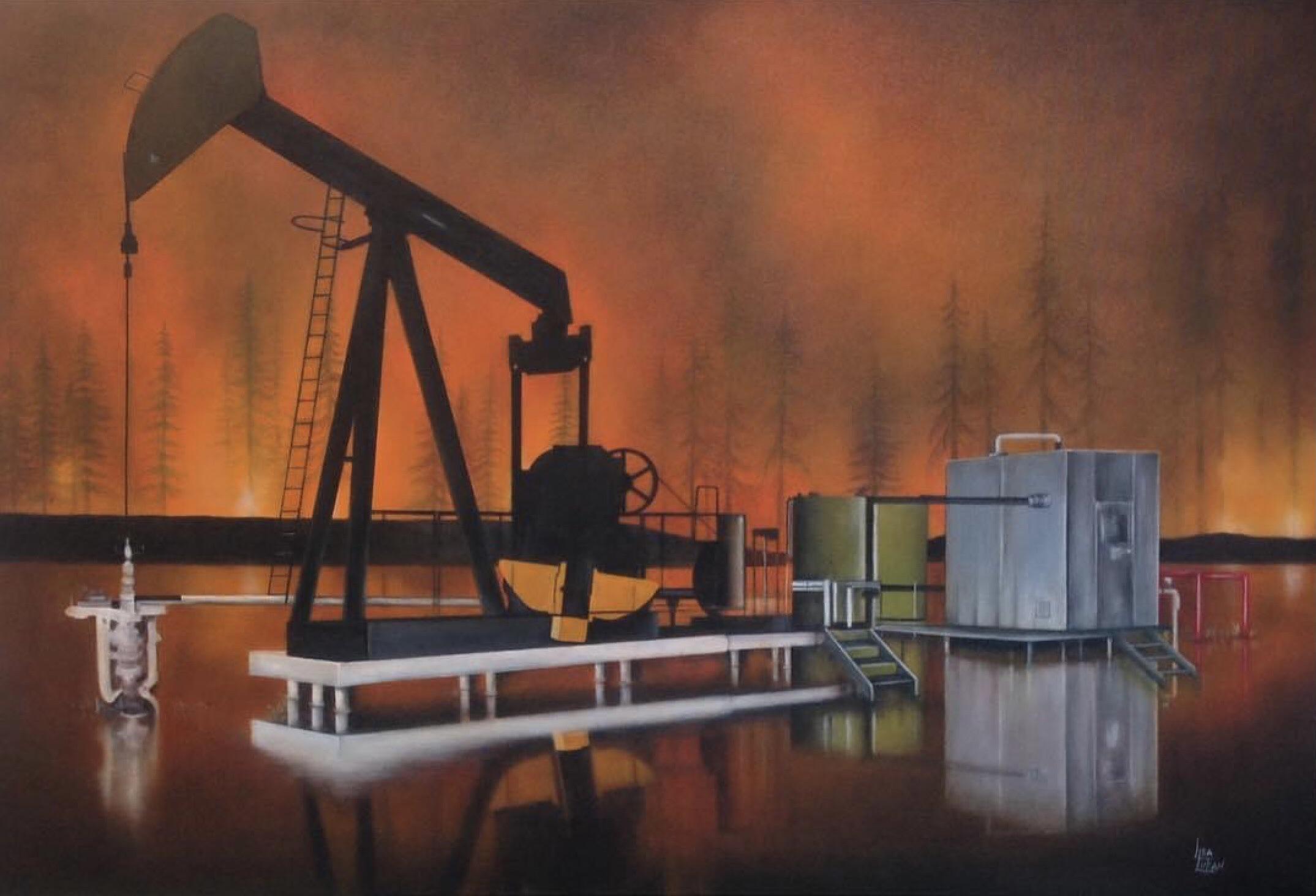 Wildfire,Lisa Lukan,oil,2018 | Scrolller