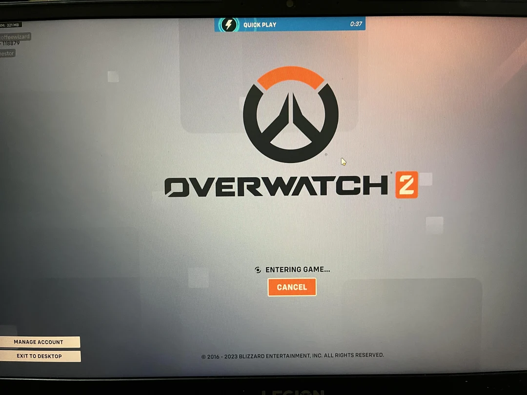 Stuck on “Entering Game” grey login screen… even after finding games?! | Scrolller