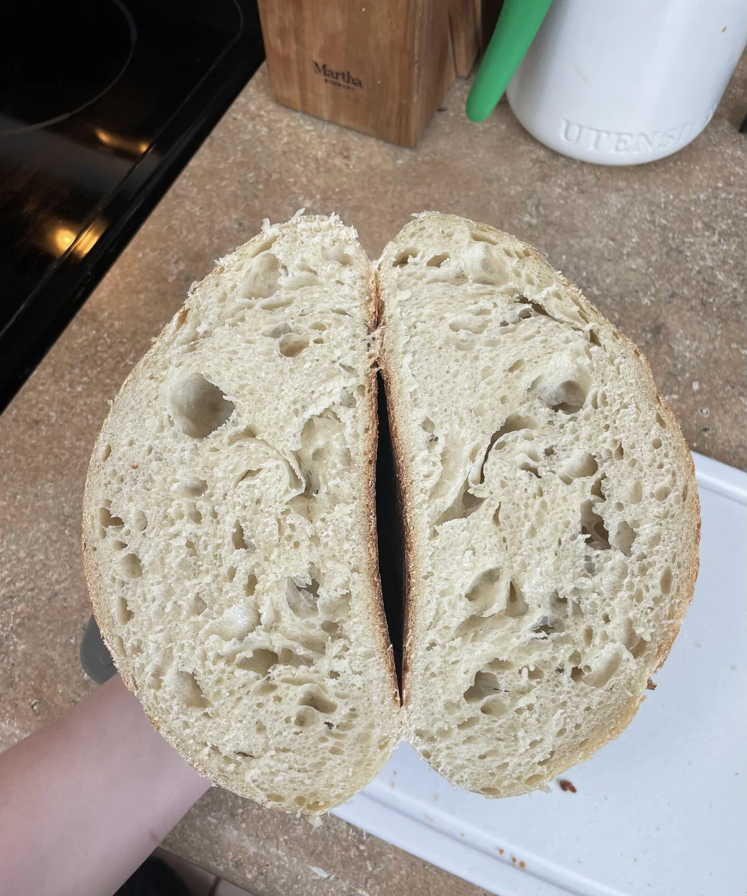 first loaf crumb | Scrolller