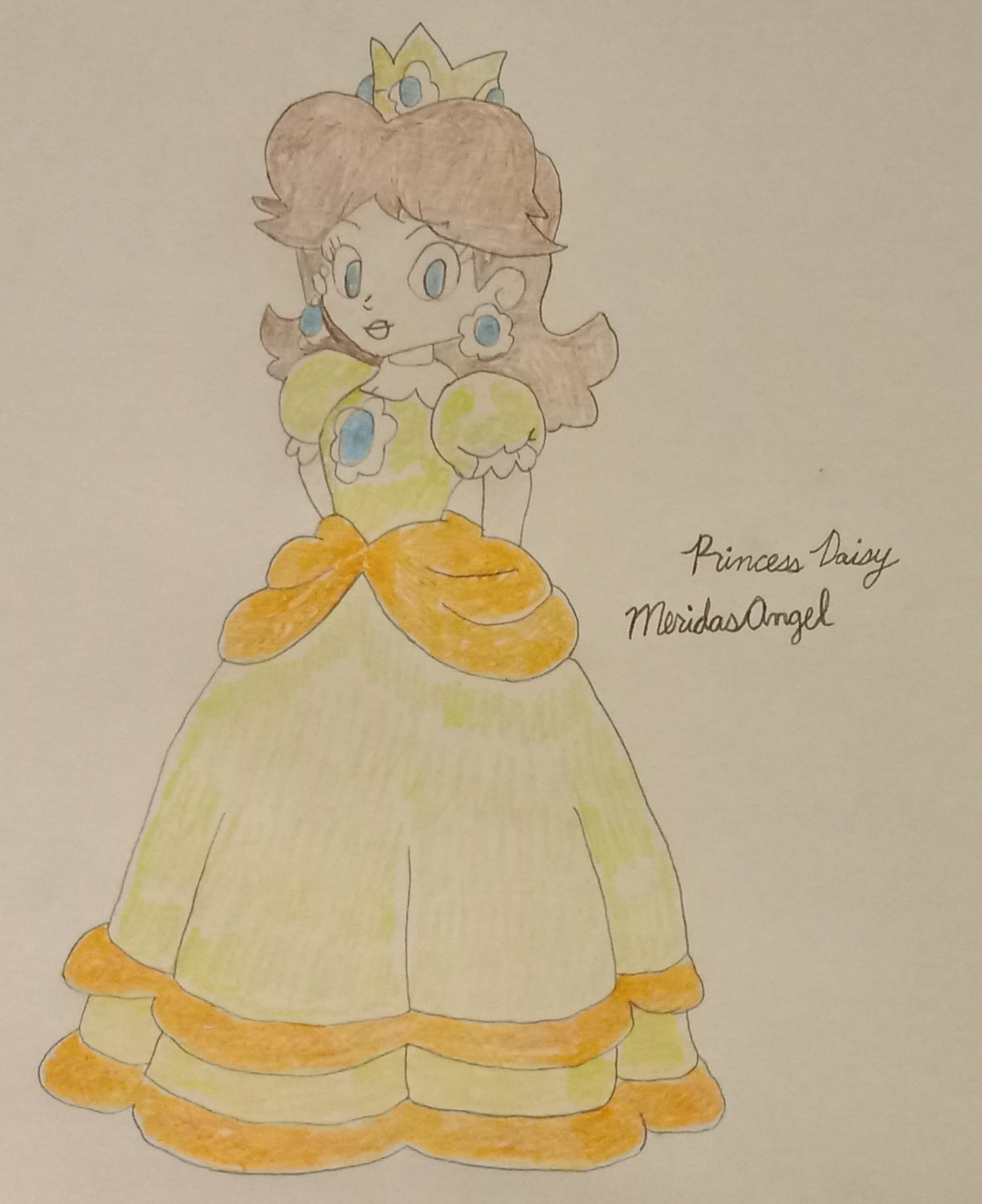 I drew Princess Daisy! | Scrolller