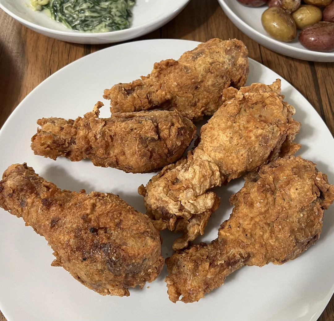 Overnight Buttermilk-brined sous vide fried chicken! | Scrolller