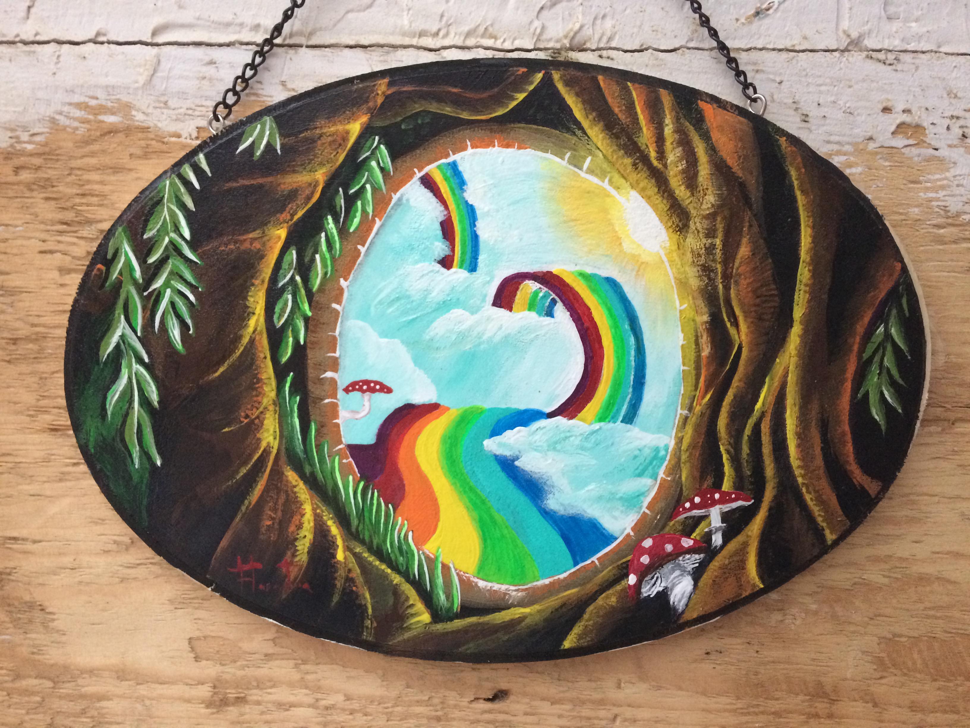 Made this today. You can always be a rainbow in someone's cloud. | Scrolller