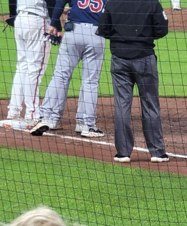 Not expecting to see these worn by the first base coach and ump | Scrolller