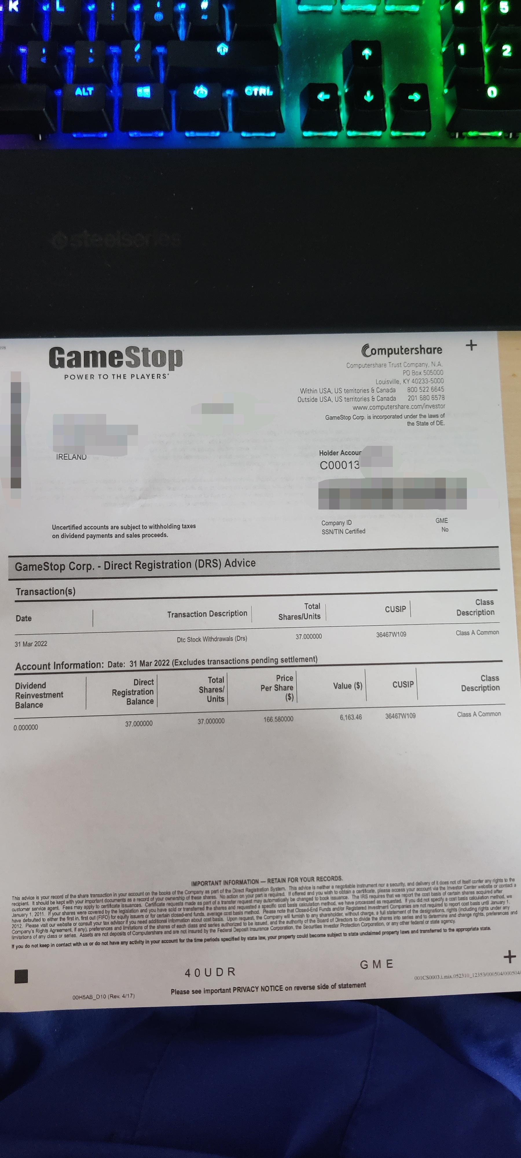 Irish ape finally transferred out of Revolut and into DRS's loving embrace | Scrolller