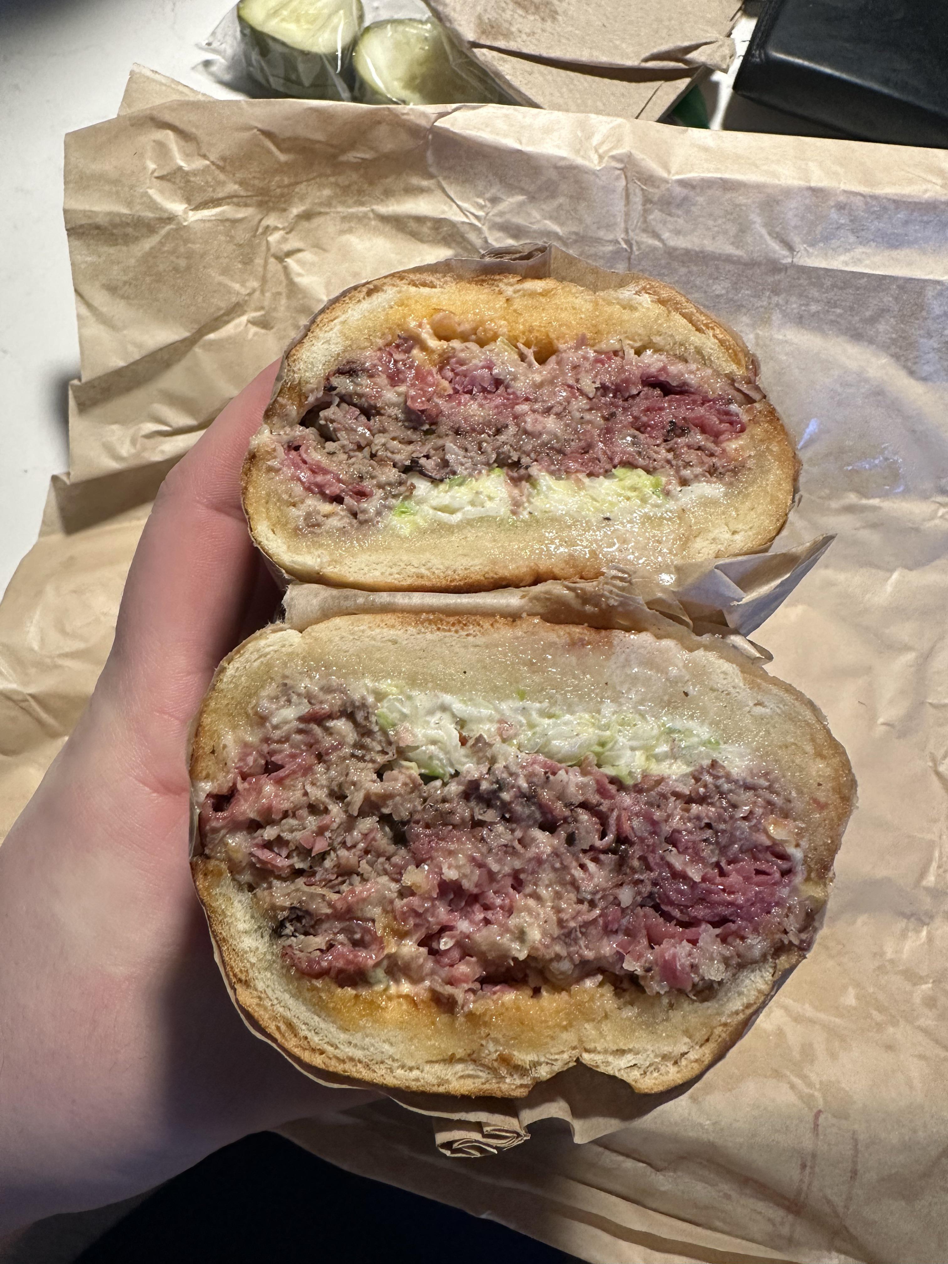 The Hermine from Deli Board in SF. Brisket, corned beef and pastrami. | Scrolller