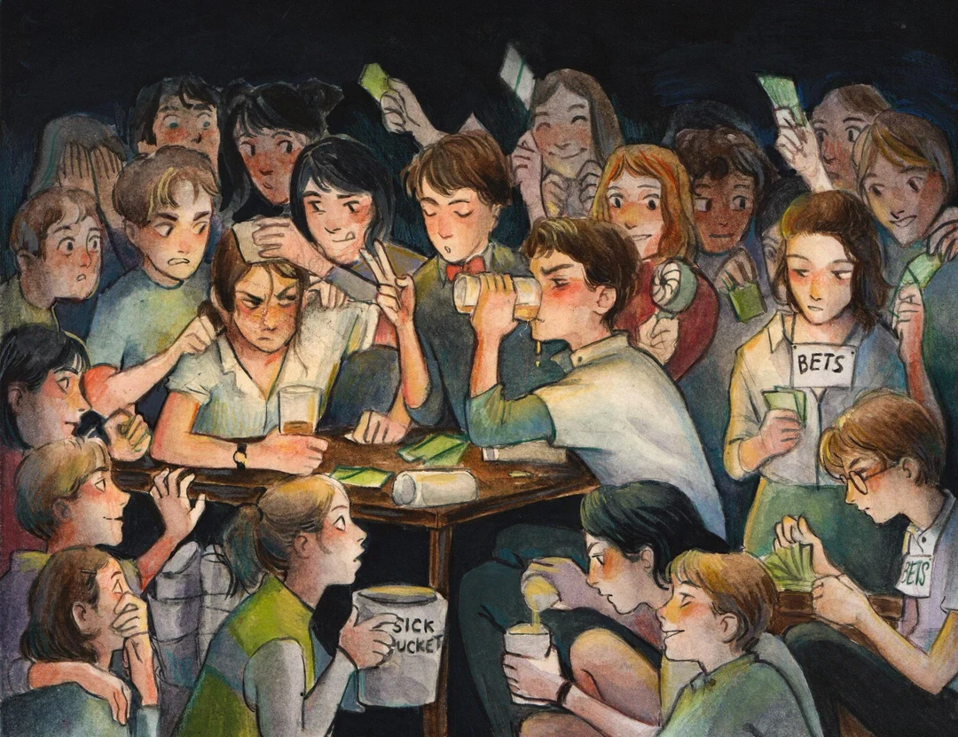 Drinking Game Isabella Q Watercolour 2019 Scrolller