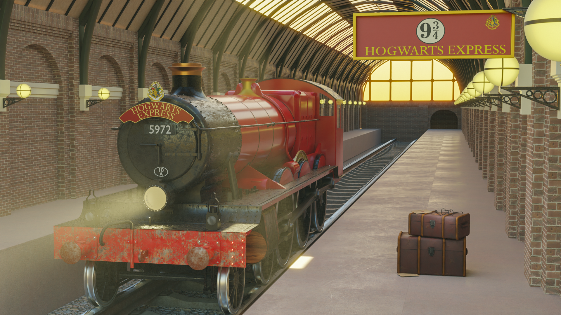 Hogwarts Express modelled by me ( work in progress), any suggestions? | Scrolller
