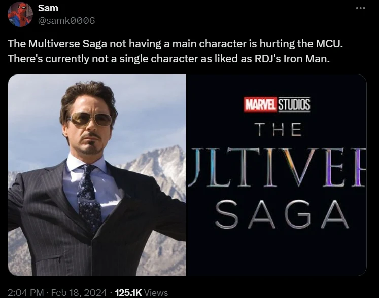 do you guys think the Multiverse saga needs a 'main character?' | Scrolller