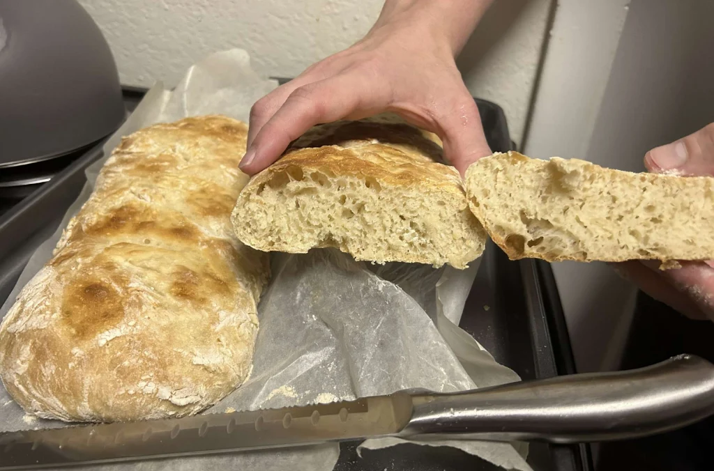 Made bread tonight, here's the crumb shot- will take any criticism :) | Scrolller