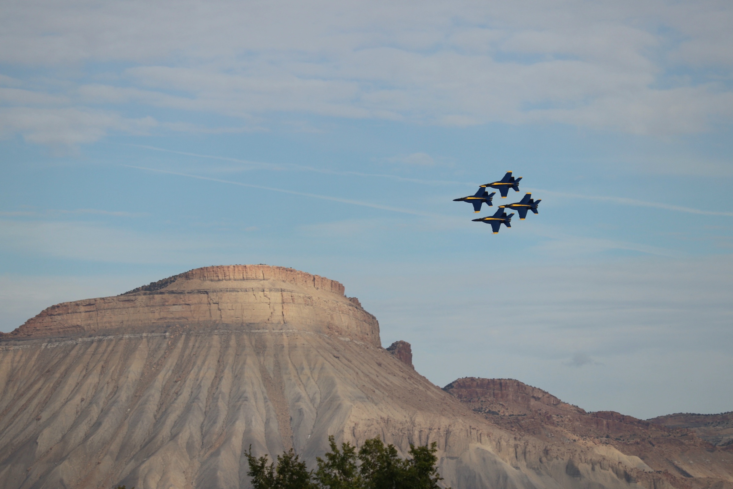 Mount Garfield featuring the Blue Angels | Scrolller