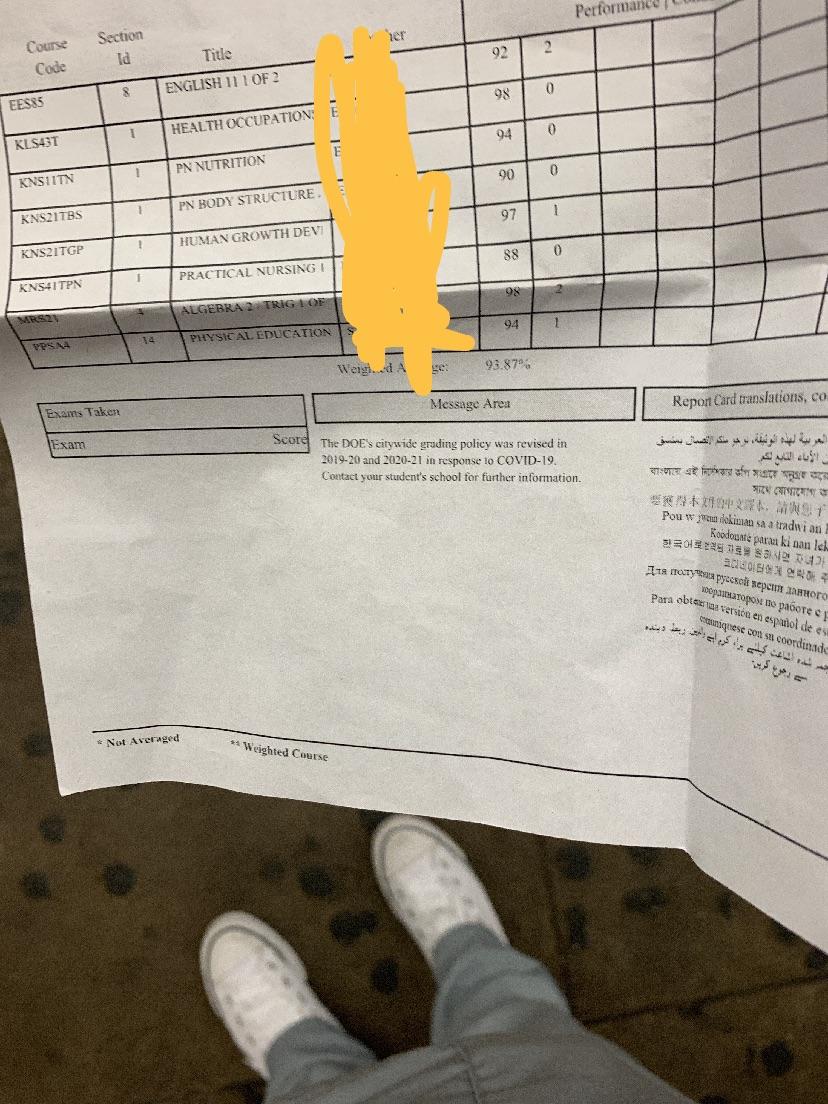 first report card just dropped | Scrolller